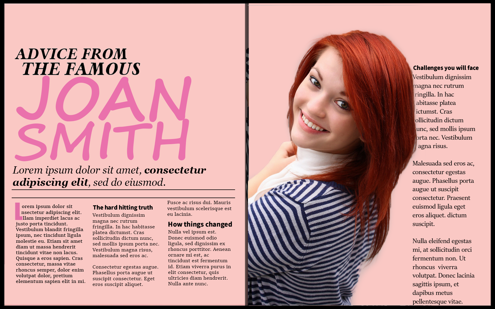 Exercise: Magazine Pages – OCA Graphic Design